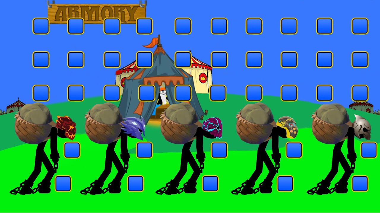 New Skins Armory Giant Enslaved Max Upgrade x99999999 Power | Stick War ...