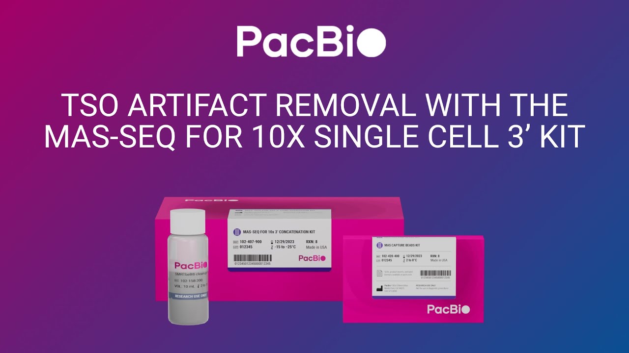 PacBio MAS-Seq TSO artifact removal demo | MAS-Seq for 10x Single Cell 3’ kit - YouTube