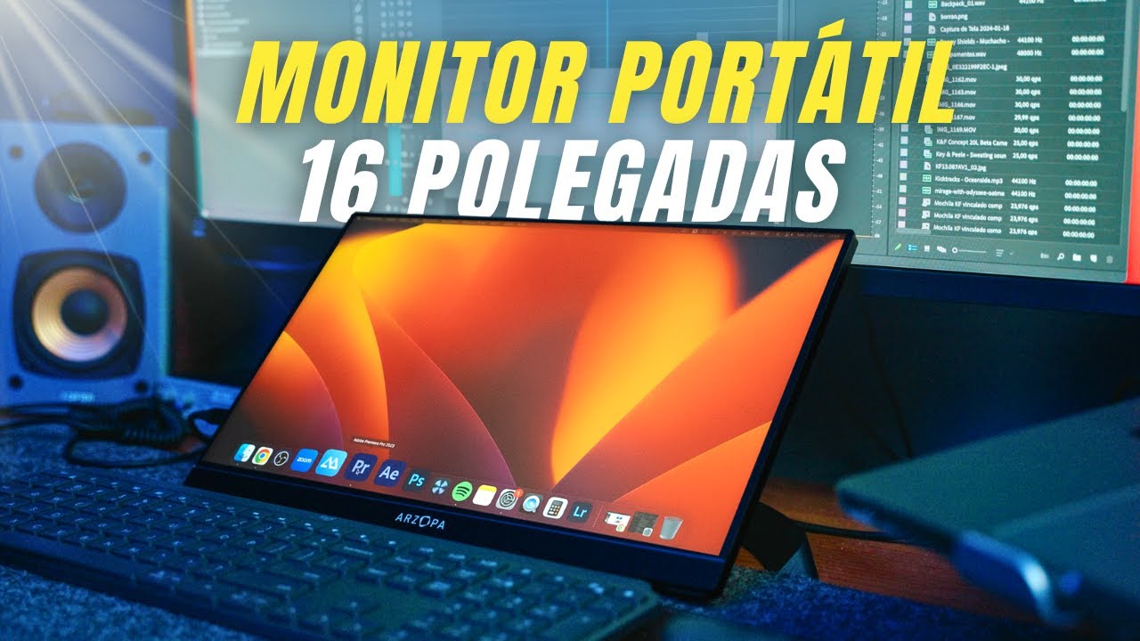 A SEGUNDA TELA PERFEITA PARA O SEU SETUP: Monitor Portátil ARZOPA A1 ...