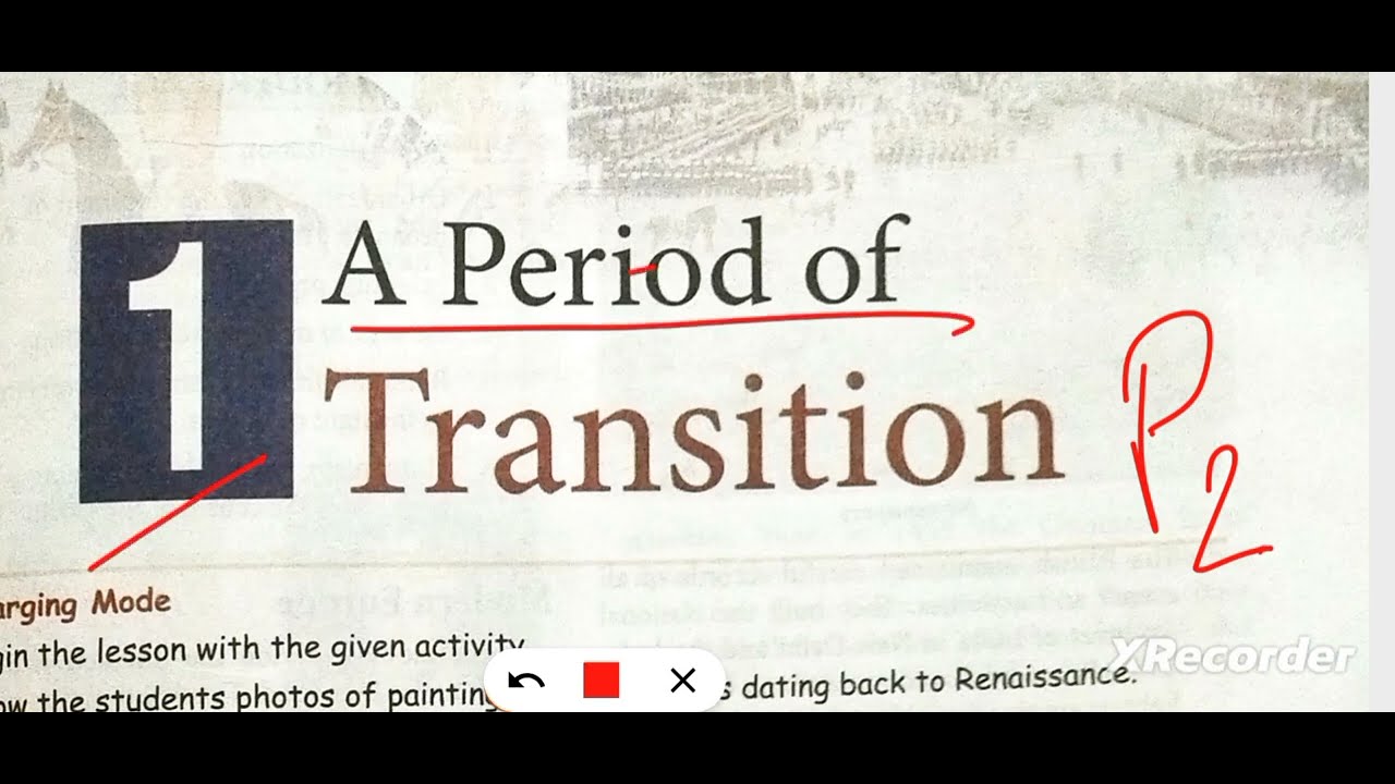 ICSE class 8 history chapter 1 The period of transition - YouTube