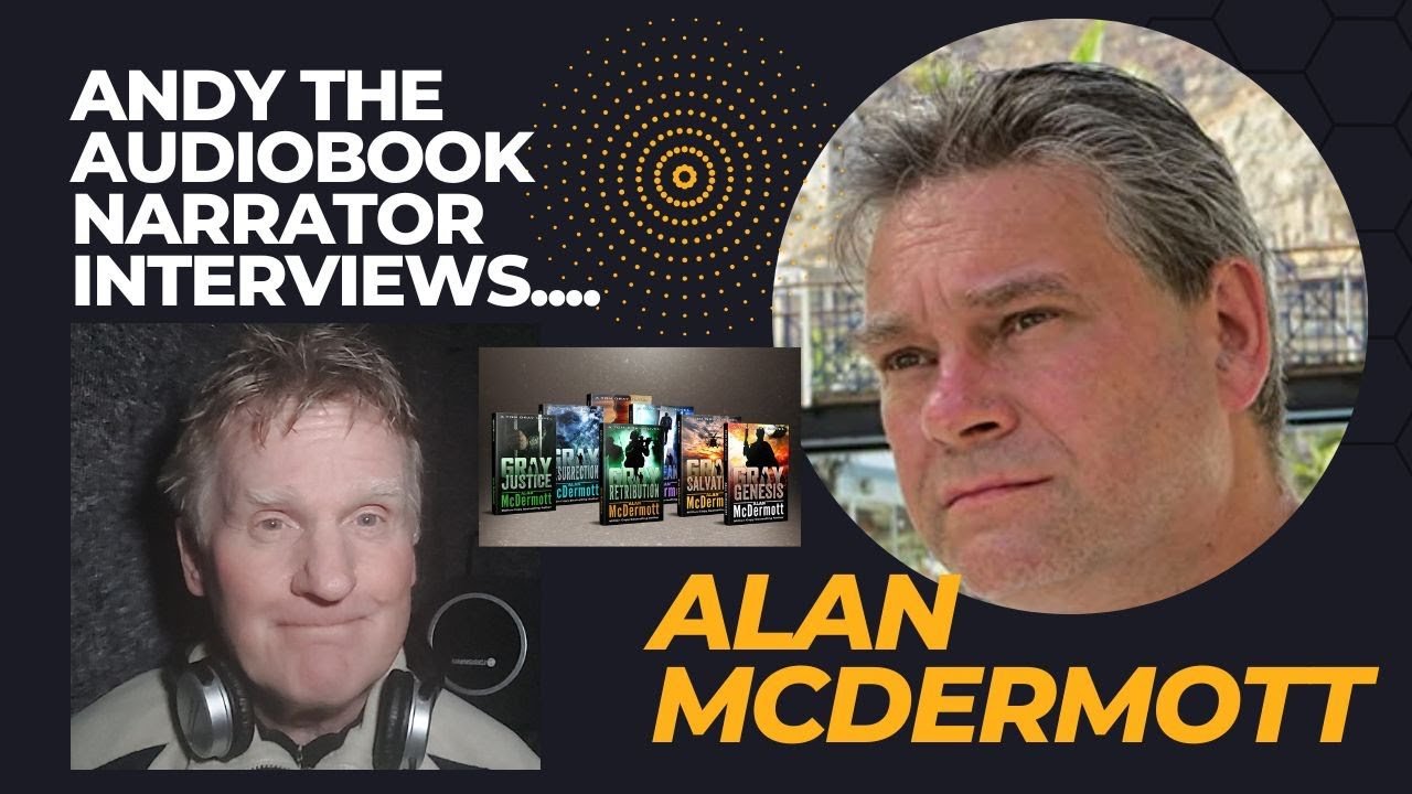 My interview with audiobook narrator Andy Stevenson - YouTube