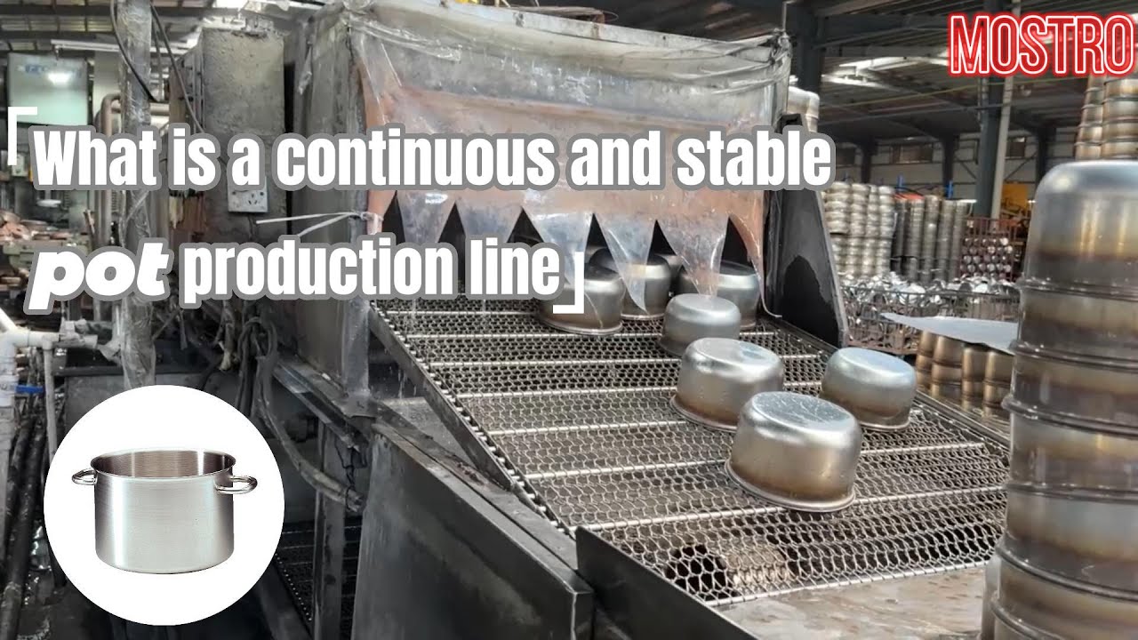 What is a continuous and stable pot production line|MOSTRO|2023 - YouTube