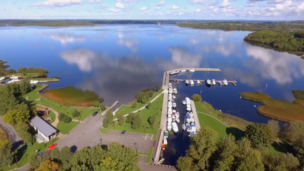 Lough Derg northern shores aerial video featuring Terryglass Drominagh ...
