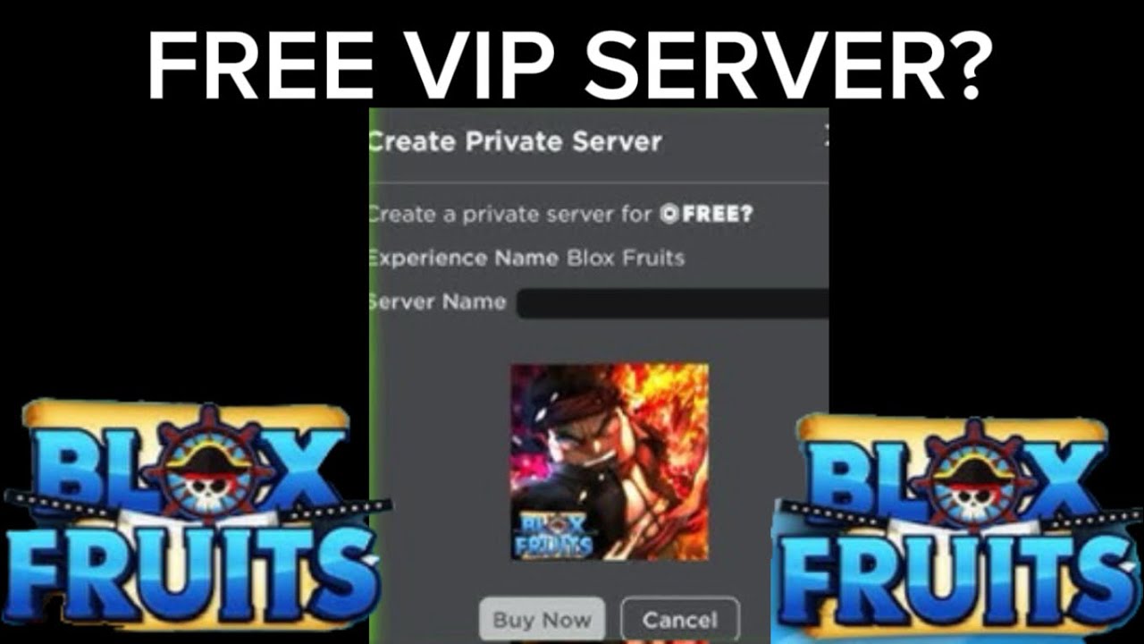 How to get free vip blox fruit server - YouTube