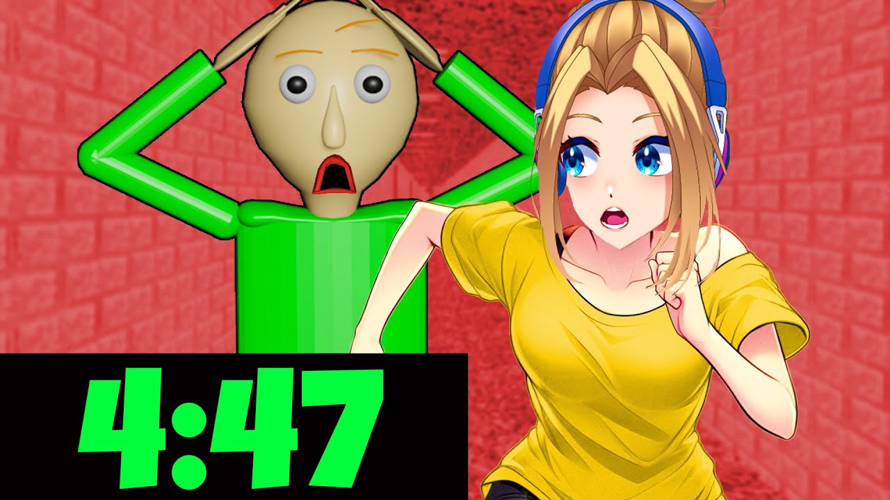 SPEED RUNNING BALDI'S BASICS - YouTube