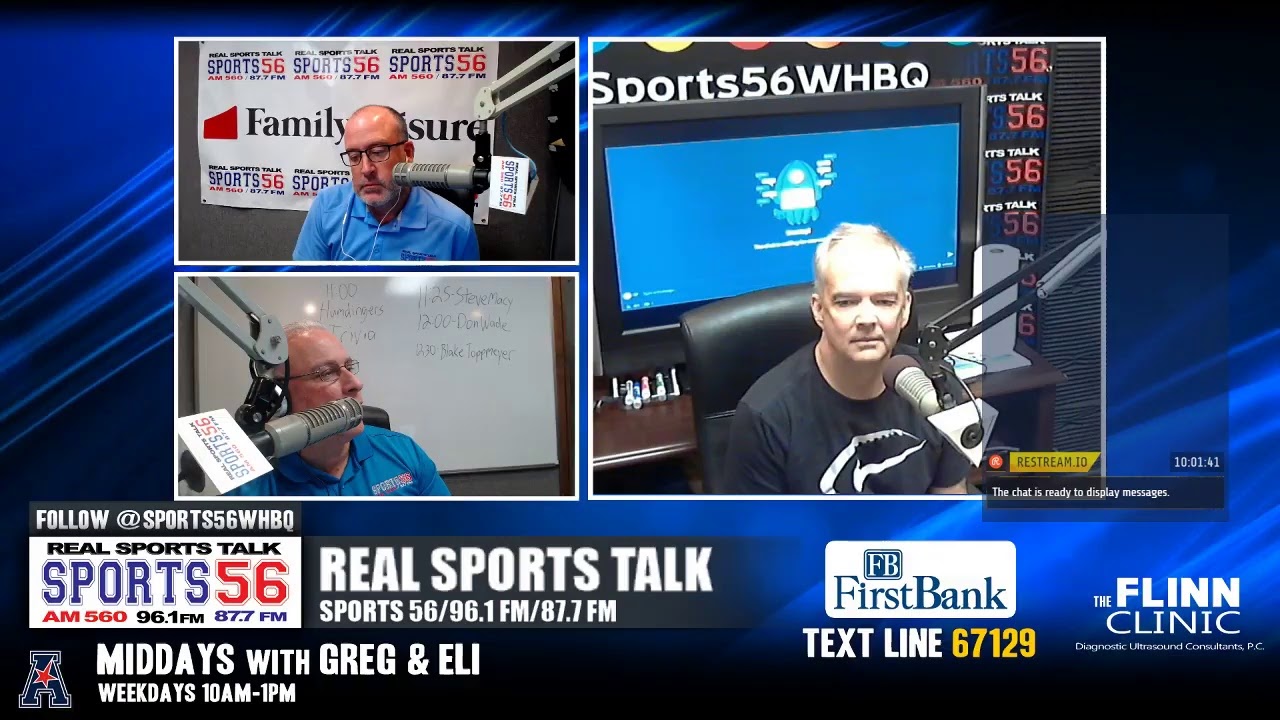 Sports 56 Middays with Greg Gaston and Eli Savoie - YouTube