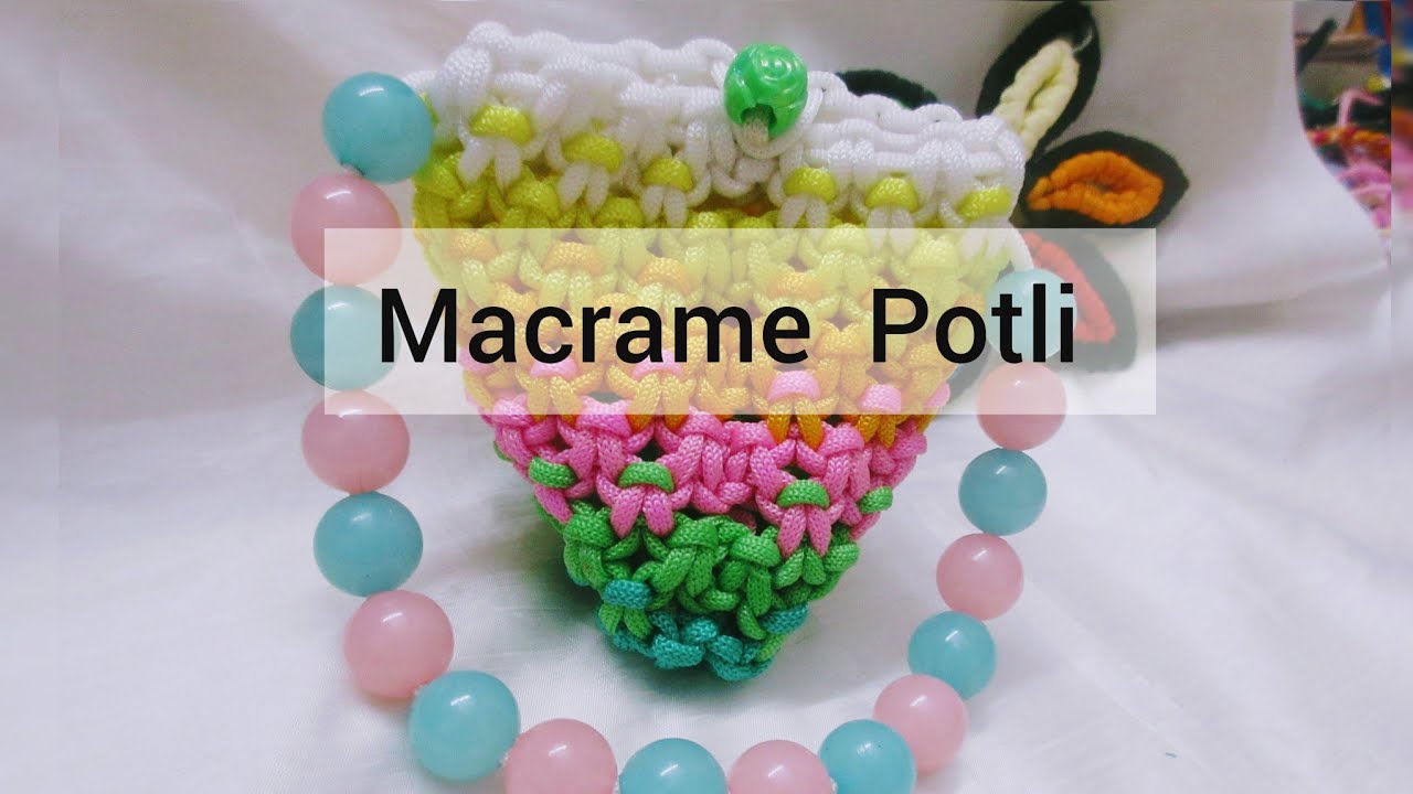 NEW!! Macrame Pyramid bag 🛍️//Macramè Hand Purse//DIY - YouTube