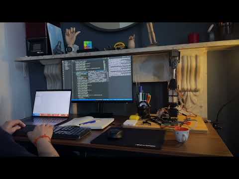 1 Hour Study With me | 75 min Coding a Note Taking App, Python, London | Ten Thousand Hours