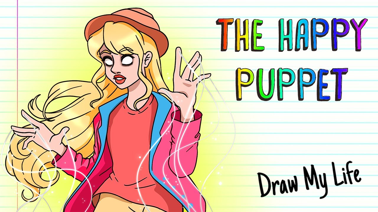 THE HAPPY PUPPET, HAPPYPASTA The Puppeteer | Draw My Life - YouTube