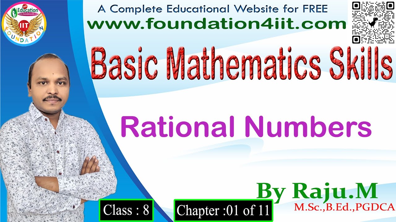 Rational Numbers || Basic Mathematics Skills || Class 8 @ Ch: 01 of 11 - YouTube