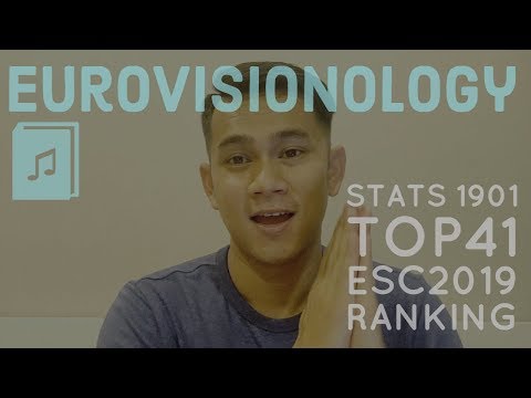 Eurovision 2019 Ranking - Top 41 - Personal Ranking (Stats1901)