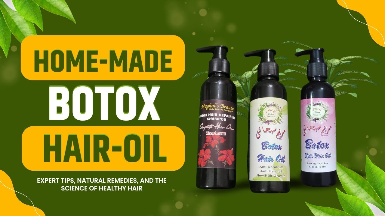 Botox Hair Oil || Homemade Hair Oil - YouTube