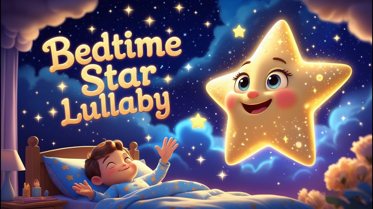 🌟 Bedtime Star Lullaby | A Magical Twinkling Night Song for Kids 🌙 ...