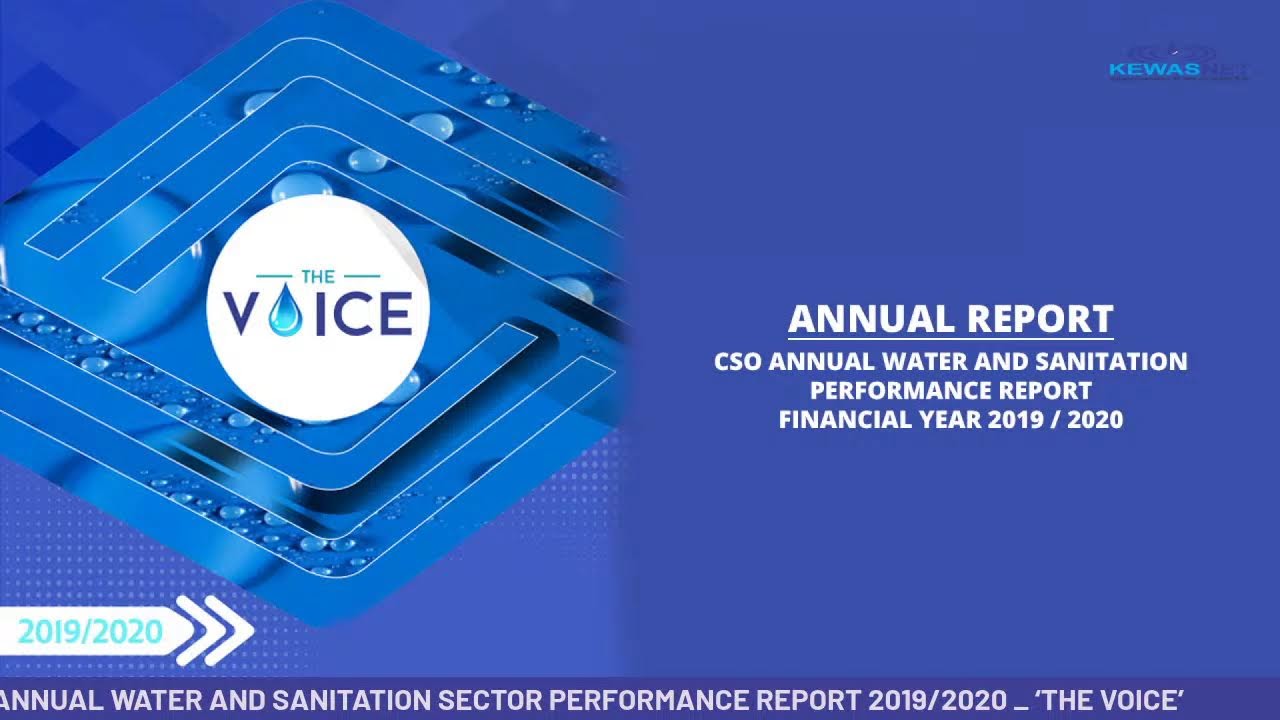 LAUNCH OF THE CSO ANNUAL WATER AND SANITATION SECTOR PERFORMANCE REPORT ...