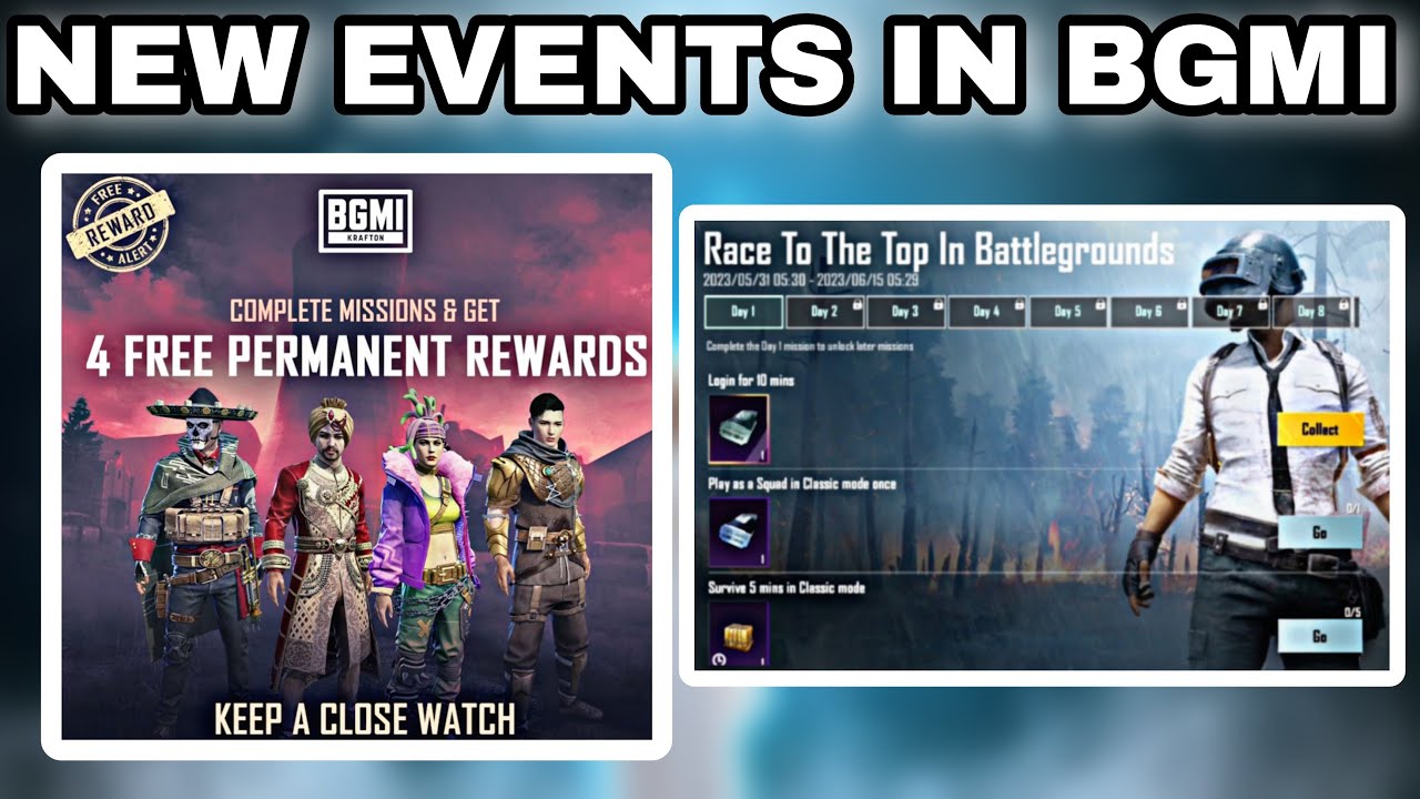 🤓 NEW EVENTS IN BGMI 🤓. - YouTube
