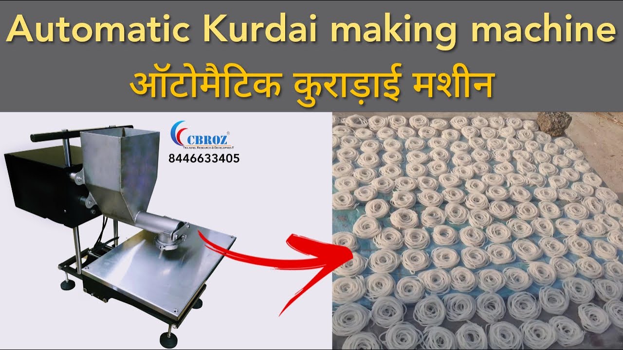 CBROZ Kurdai making machine | Live production video by Customer - YouTube
