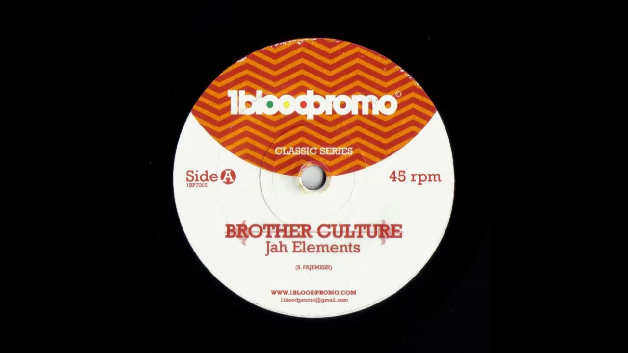 Brother Culture - Jah Elements - YouTube
