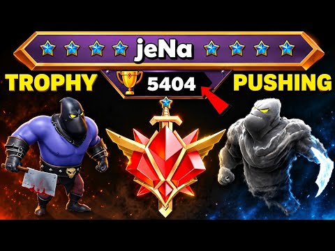 Grand Master II ( 5400+ ) Trophy 🏆 PUSH? Castle Crush 