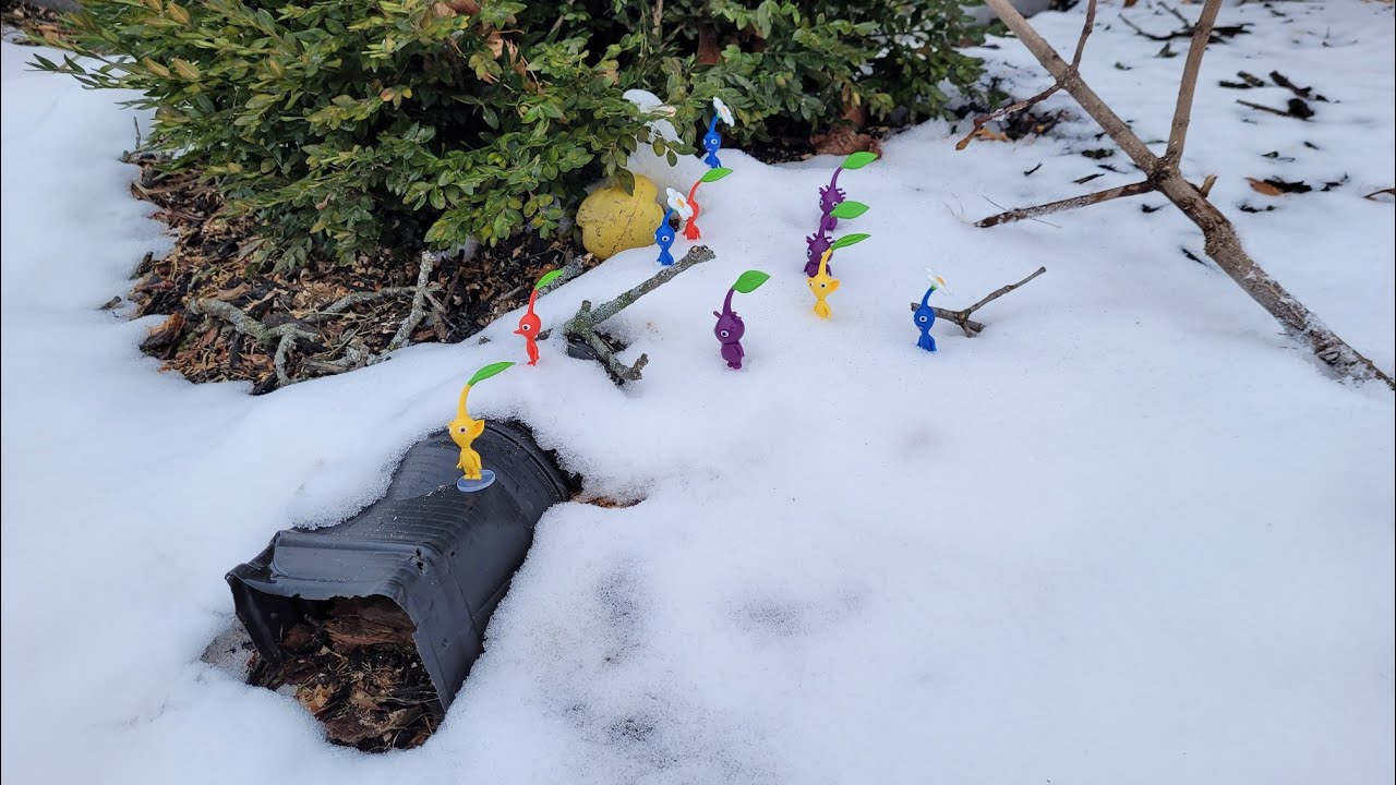 Pikmin in the Snow (The great Pikmin and enemy Showcase PT.11) - YouTube