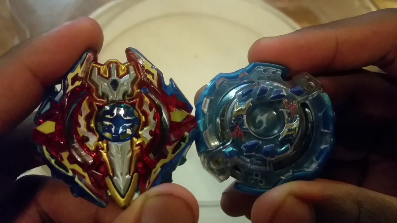 Sieg Xcalibur 1.Ir. Vs. Jumbo Jormuntor I.Cy.! Beyblade Burst Battle ...