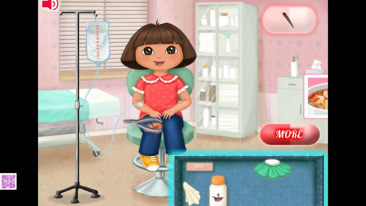 Heal Dora the Expolorer Fun Doctor Game for Kids new - YouTube