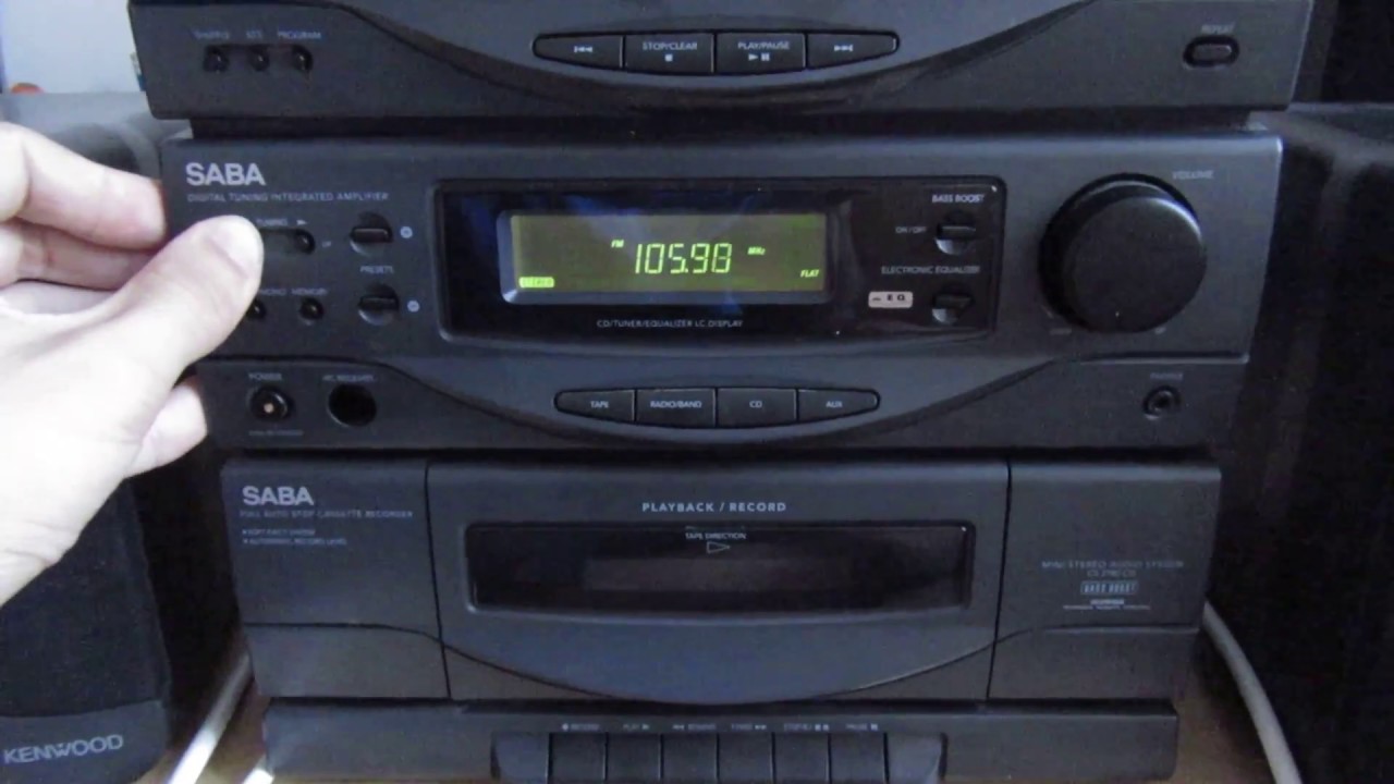 Stereo compatto Saba CS-2780 CD - YouTube