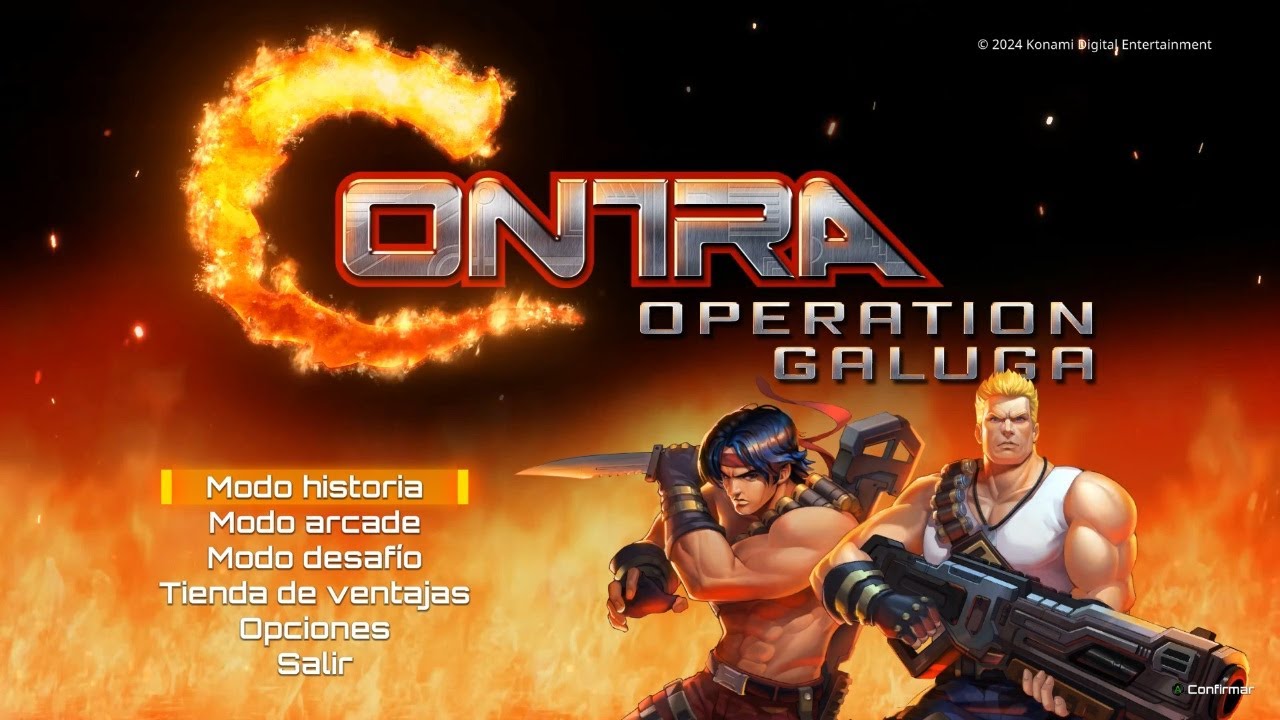 CONTRA OPERATION GALUGA full GAMEPLAY HD all bosses all stages - YouTube