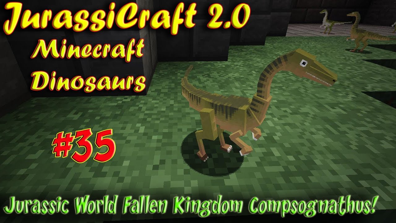 Jurassic World Fallen Kingdom Compsognathus Minecraft Dinosaurs ...