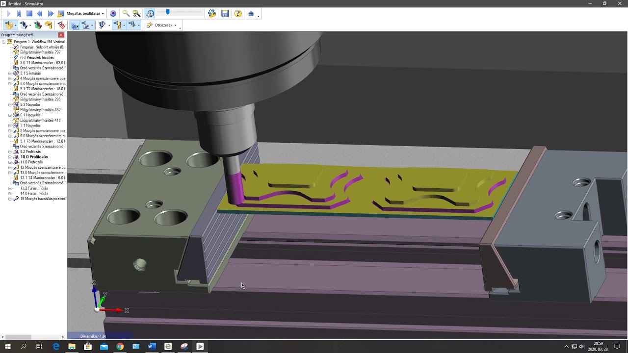 Edgecam 3D milling - YouTube