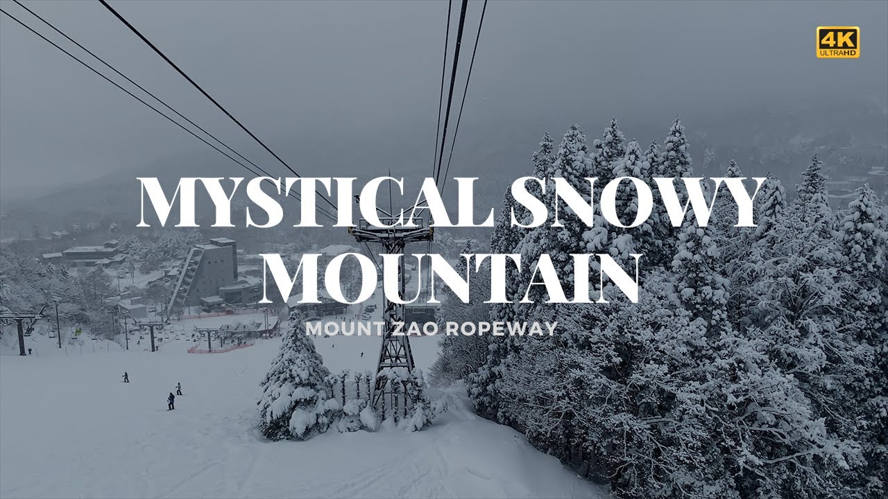 Mystical Zao Ropeway | Yamagata Winter Travel - YouTube