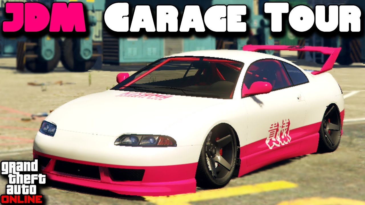 My JDM Garage Tour | GTA Online - YouTube