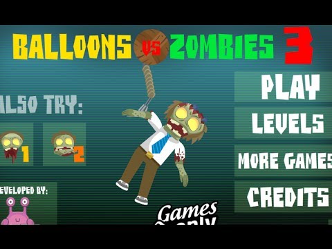 Balloons VS Zombies 3 Level 1-21 Walkthrough - YouTube