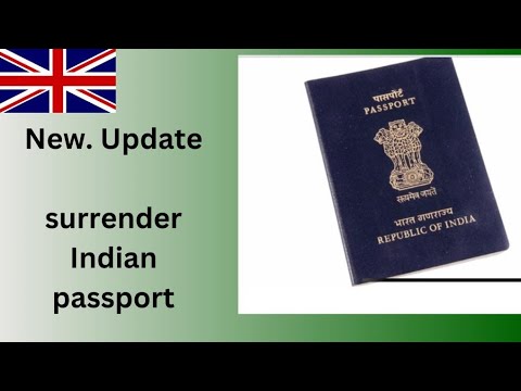 New update about surrender Indian Passport in uk 🇬🇧 how to apply VSF ...