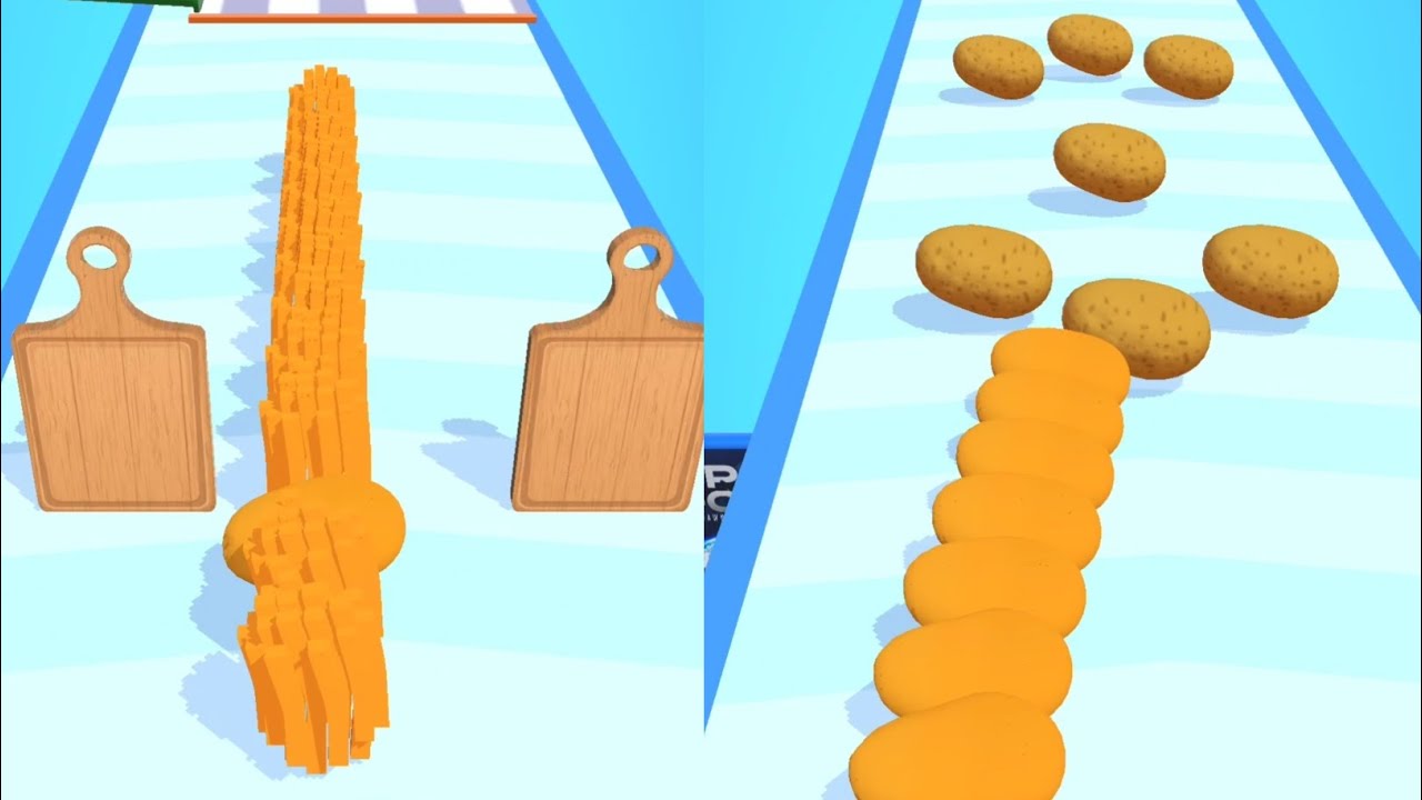 Potato Rush 🍠 Potato Run GamePlay WALKTHROUGH (ANDROID, IOS) Games ...