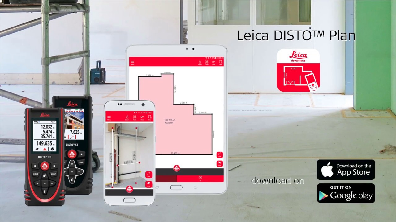 Leica Disto Plan - How to use Measure Plan - YouTube