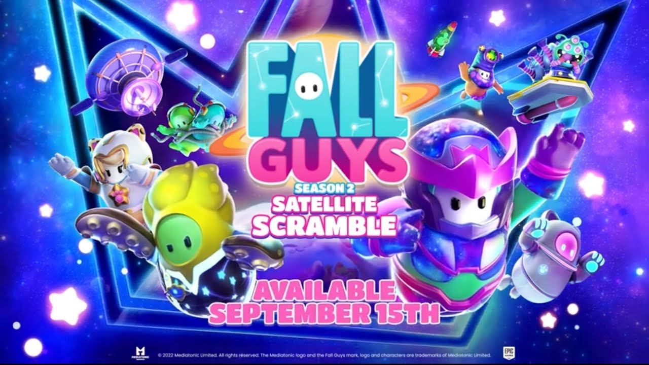 Fall Guys - Satellite Scramble Cinematic Trailer - YouTube