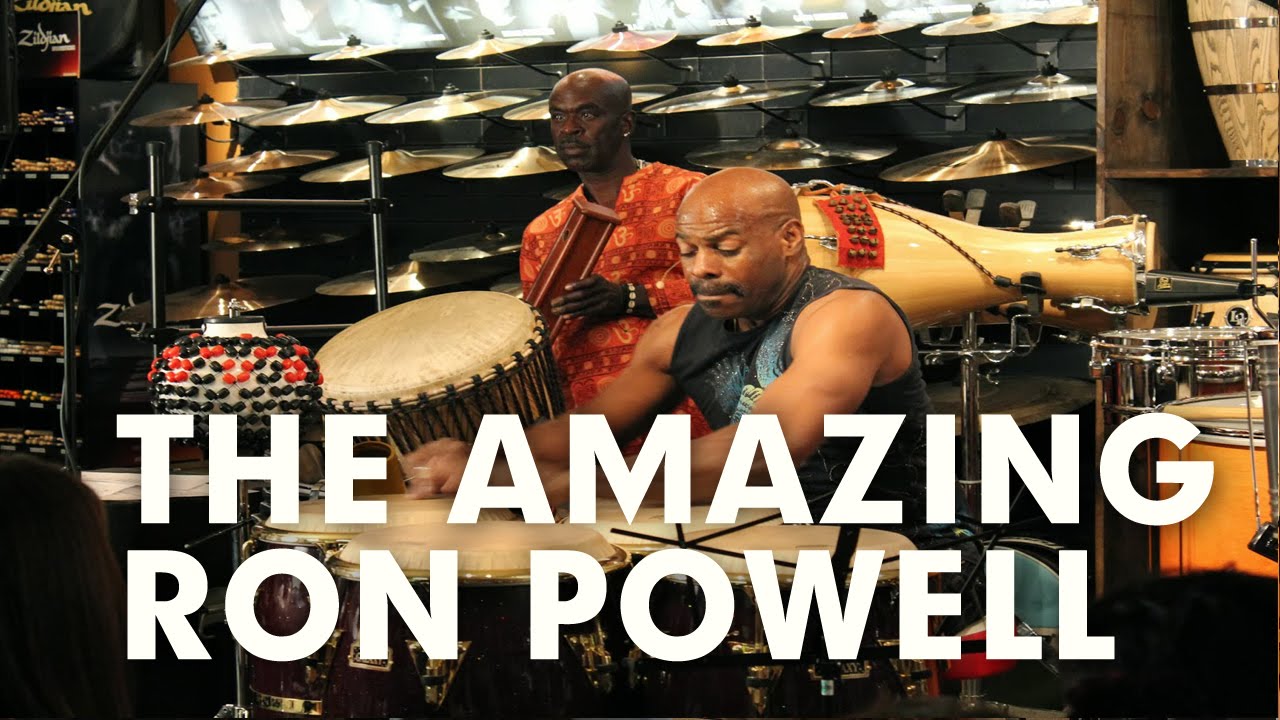 The Amazing Percussionist Ron Powell - YouTube