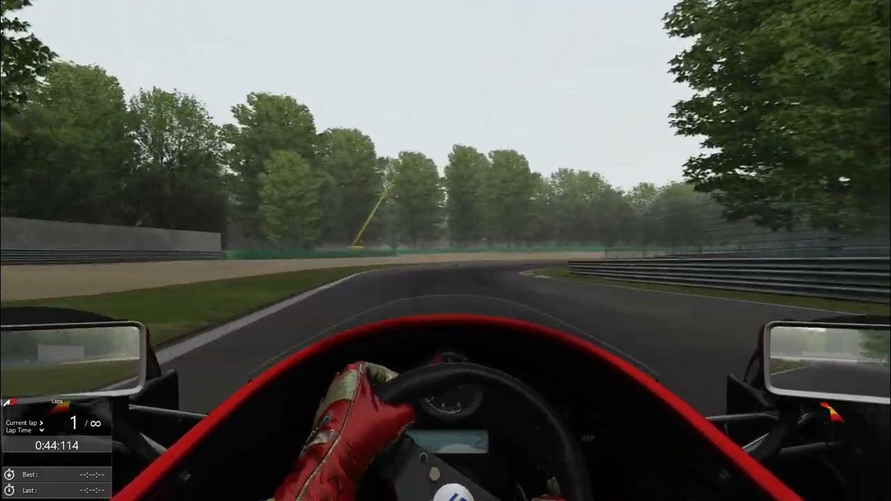 Assetto Corsa Monza Formula RSS 1986 V6 v1 World Record 1:24.631 Onboard - YouTube