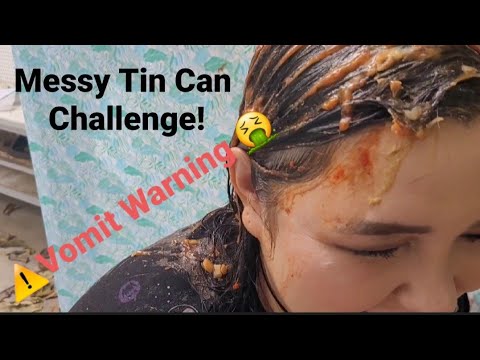 Messy Tin Can Challenge! - YouTube