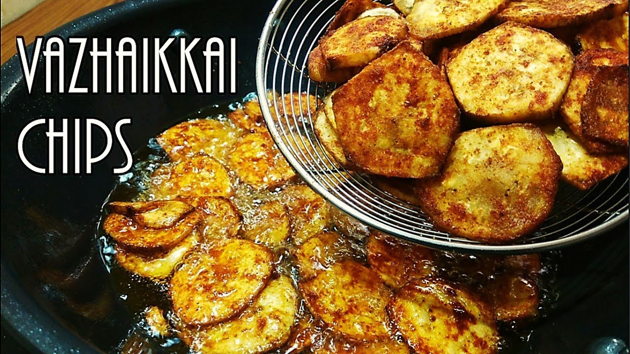 Vazhakkai Varuval | Vazhakkai Poriyal | Valakkai Fry | வாழைக்காய் ...