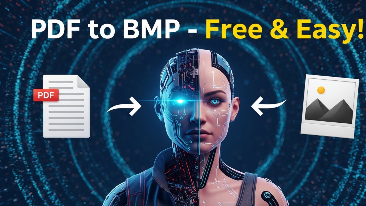 How To Convert A PDF File To A BMP For Free - YouTube
