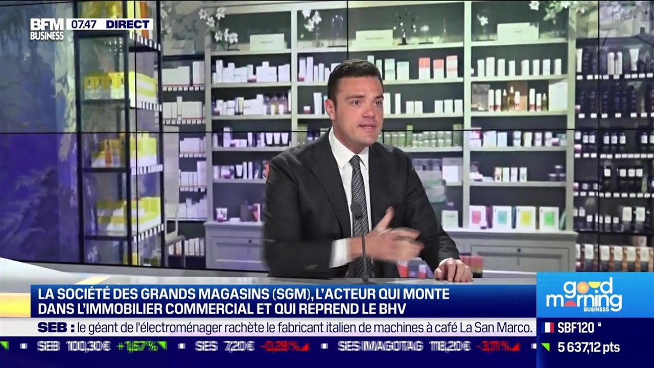 Frédéric Merlin (SGM) : La jeune foncière SGM rachète le BHV aux ...