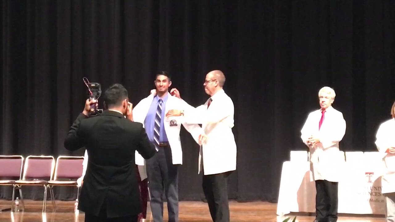 Ali Faraaz Ahmed White Coat ceremony Texas Tech Med School Aug 29th ...