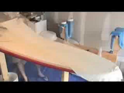 Making a surfboard DIY time lapse - YouTube
