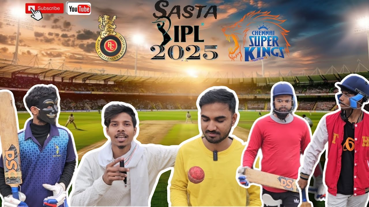 Sasta Ipl 2025 | Funny comedy video | Abhay Sisodiya | Kasim | Avinash ...