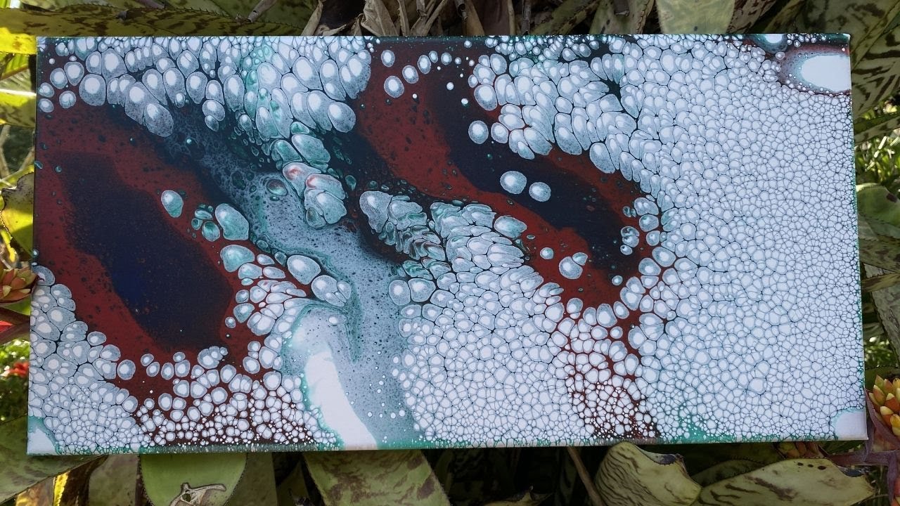 Fluid Art Painting ~ Amazing Cell Without Silicone Results ~ Acrylic ...