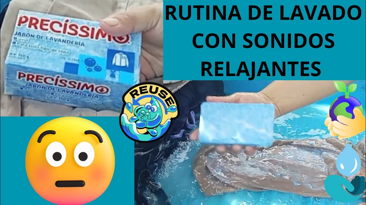 JABÓN PRECISSIMO AZUL 🤔 LAVANDO A MANO 🫧 SONIDOS RELAJANTES 🫧 - YouTube
