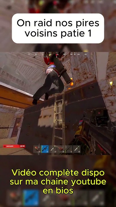 On raid nos pires voisins rust partie 1 #rust #rustpvp #raid - YouTube