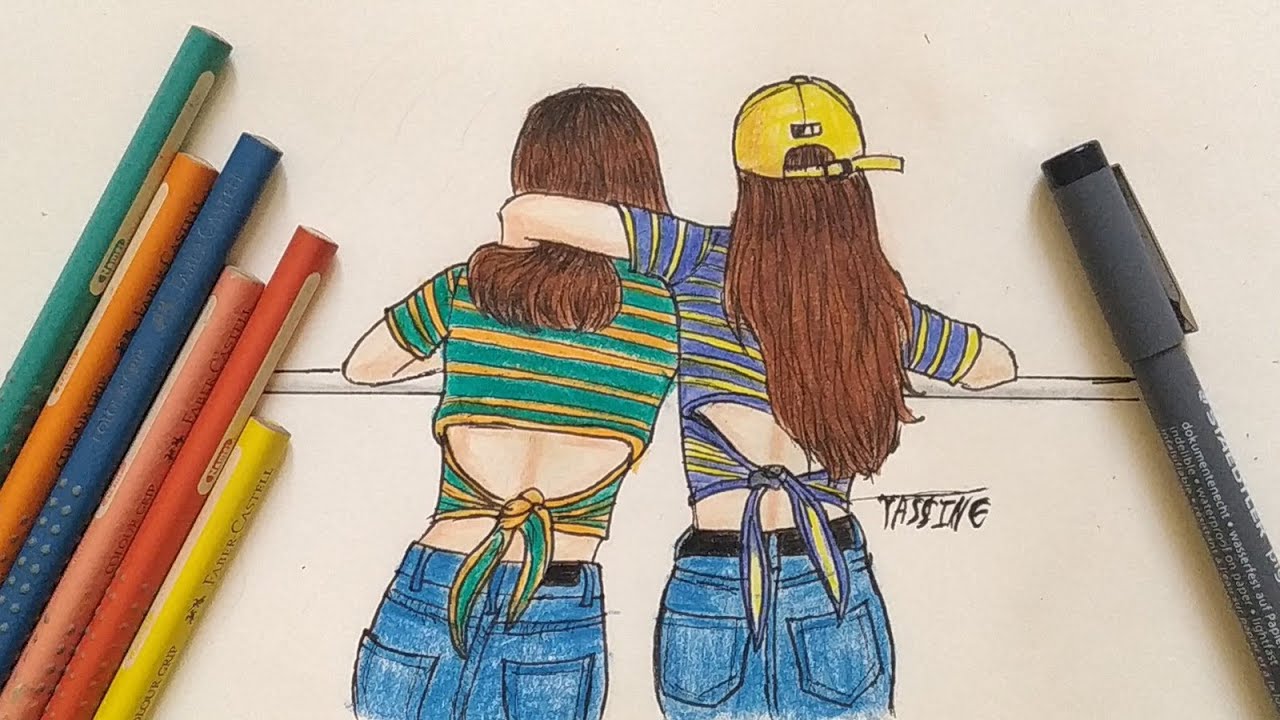 Tumblr Drawings Of Best Friends Best Friend Drawings HD Wallpapers