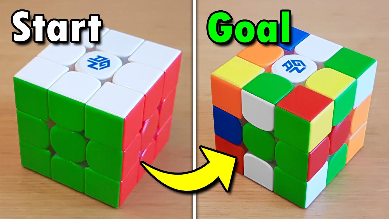 Solving a Rubik's Cube BACKWARDS Challenge - YouTube